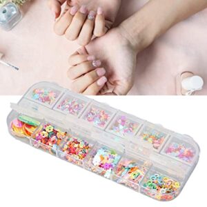 Art Glitter Sequins, Shiny Nail Decals Flakes Decoration Portable Practical for Nail Art Craft Makeup