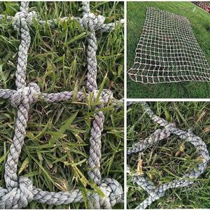 EkiDaz HXRW Rope Net Protective Safety Net Climbing Net for Kids Climbing Cargo Netting Obstacle Course Training Climbing Net Playground Sets for Backyards (Size : 4 * 5m(12.12 * 15.15ft))