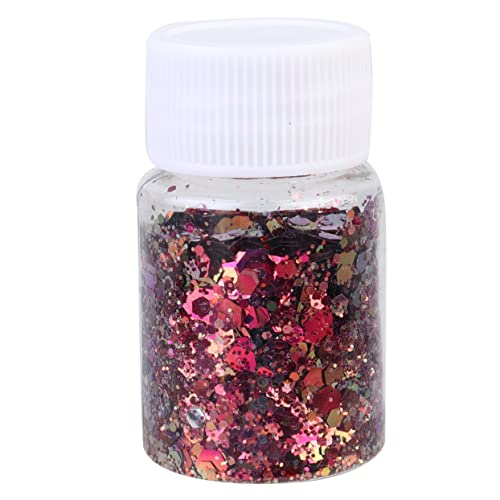 VILLCASE 1 Set Nail Glitter Flakes Nail Tech Accessories Cosmetic Body Glitter Materiales para Uñas Face Glitter Makeup Body Filler DIY Material Jewelry Accessories Epoxy Material Bag Chip