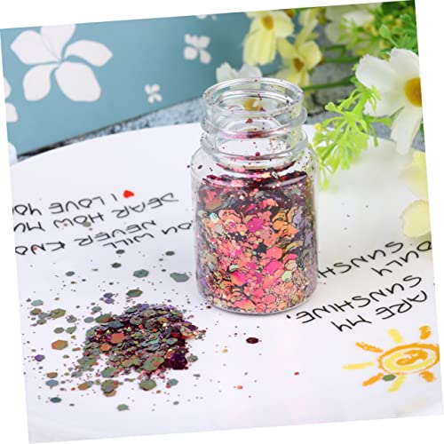 VILLCASE 1 Set Nail Glitter Flakes Nail Tech Accessories Cosmetic Body Glitter Materiales para Uñas Face Glitter Makeup Body Filler DIY Material Jewelry Accessories Epoxy Material Bag Chip