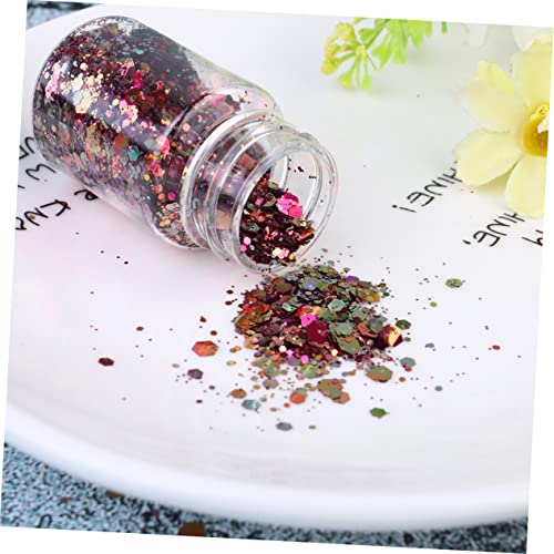 VILLCASE 1 Set Nail Glitter Flakes Nail Tech Accessories Cosmetic Body Glitter Materiales para Uñas Face Glitter Makeup Body Filler DIY Material Jewelry Accessories Epoxy Material Bag Chip