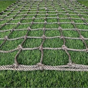 EkiDaz HXRW Rope Net Climbing Net for Kids Protective Safety Net Portable Rope Net for Outdoor Treehouse Playground Playground Sets for Backyards (Size : 4 * 7m(12.12 * 21.21ft))