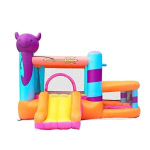 Bouncy Castles Inflatable Bouncy Castle,Large Inflatable Castle Children's Indoor Outdoor Playground Inflatables Bouncy Castles