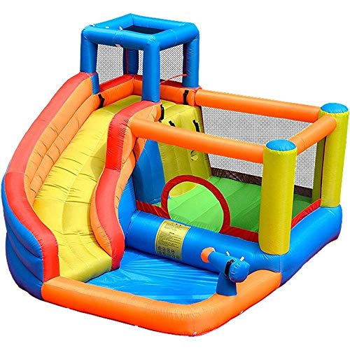 Castles Inflatable Castle Indoor and Outdoor Slide Playground Castle Large Bounce Bed Inflatables Castles