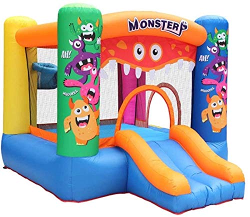 Inflatable Bouncy Castle, Children's Inflatable Castle, Small Indoor and Outdoor Trampoline, Environmental Protection, Oxford Cloth Fabric, Water Inflatable Children's Playground