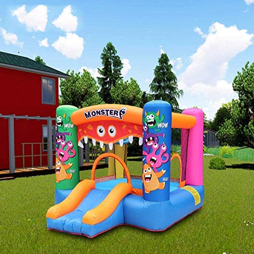 Inflatable Bouncy Castle, Children's Inflatable Castle, Small Indoor and Outdoor Trampoline, Environmental Protection, Oxford Cloth Fabric, Water Inflatable Children's Playground