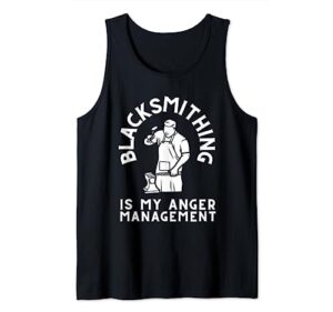 blacksmith anvil blacksmithy tools blacksmithing forging tank top