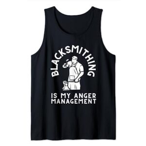 Blacksmith Anvil Blacksmithy Tools Blacksmithing Forging Tank Top