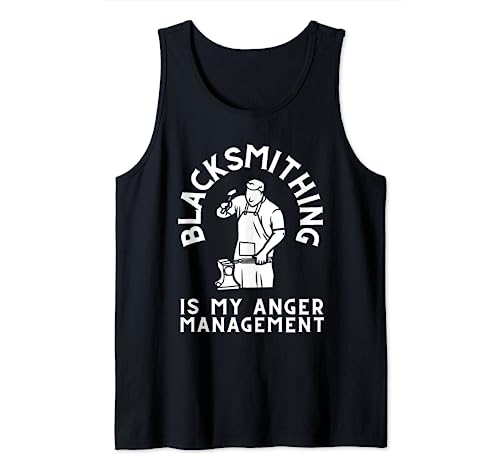 Blacksmith Anvil Blacksmithy Tools Blacksmithing Forging Tank Top