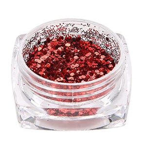 12 Colors/Set Nail Glitter Sequins, Splarkly Nail Sequins Manicure Paillettes Ultrathin Face Body Glitters DIY Decals Decoration