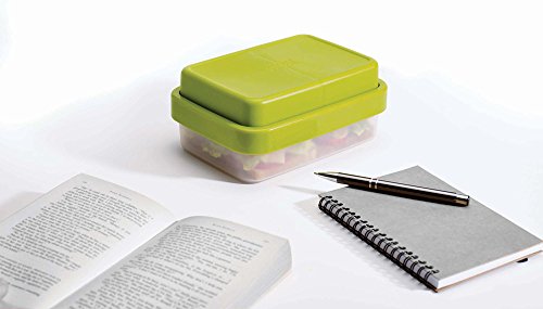 Joseph Joseph 81031 GoEat Compact 2-in-1 Lunch Box, Green