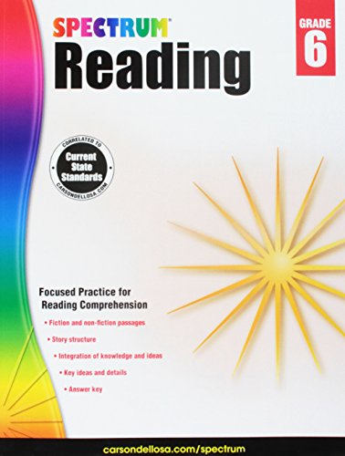 Spectrum Reading Workbook Grade 6