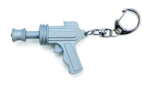 kikkerland krl28-cdu space gun led keychain