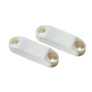 rv designer collection l608 magnetic catch white 2 pack