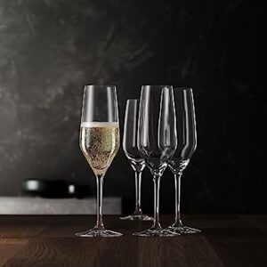 Spiegelau Style Sparkling Wine Glasses (Set of 4), Clear