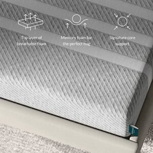 Leesa Original Foam 10" Mattress, Twin Size, Cooling Foam and Memory Foam / CertiPUR-US Certified / 100-Night Trial ,Grey