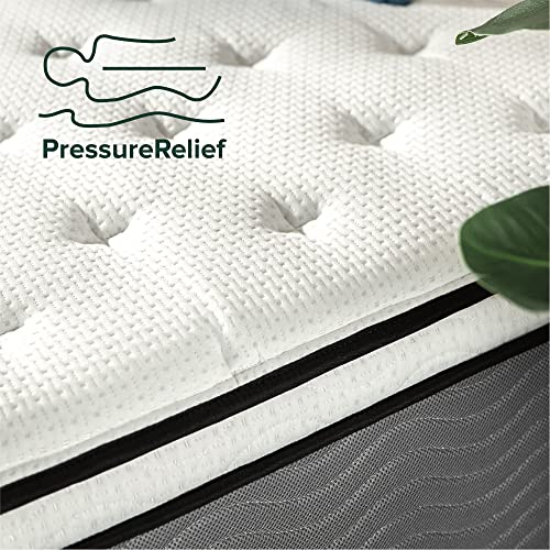 ZINUS 12 Inch Support Plus Pocket Spring Hybrid Mattress / Extra Firm Feel / Heavier Coils for Durable Support / Pocket Innersprings for Motion Isolation / Mattress-in-a-Box, Full