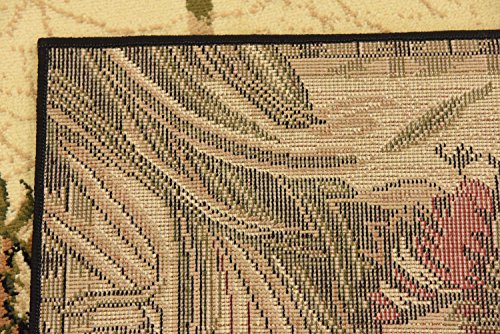 Unique Loom Barnyard Collection Area Rug - Farm (2' 7" x 10' Runner, Cream/ Black)