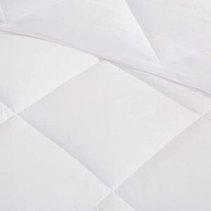 Sleep Philosophy Thinsulate Fibers 3M Scotchgard Moisture Wicking Down Alternative Comforter with 300TC Cotton Sateen Cover, Full/Queen, White