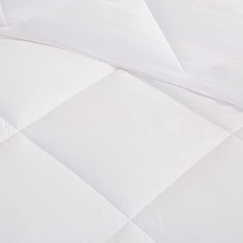 Sleep Philosophy Thinsulate Fibers 3M Scotchgard Moisture Wicking Down Alternative Comforter with 300TC Cotton Sateen Cover, Full/Queen, White