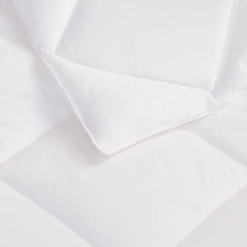 Sleep Philosophy Thinsulate Fibers 3M Scotchgard Moisture Wicking Down Alternative Comforter with 300TC Cotton Sateen Cover, Full/Queen, White