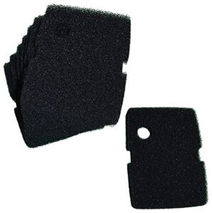 bio sponge for penn-plax cascade 1200/1500 canister filter foam - 8 pack