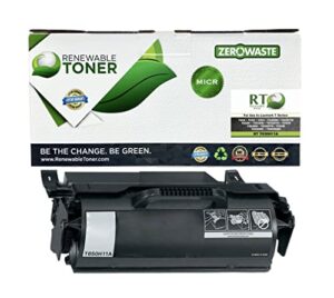 renewable toner compatible high yield micr toner cartridge replacement for lexmark t650h11a t series t650 t652 t654 t656