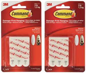 command medium mounting refill strips, 18-strip