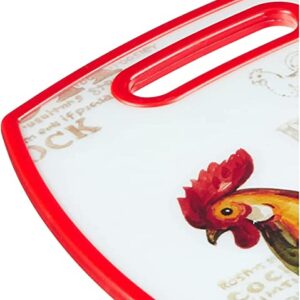 Cuisinart CCB-3PCROS 3-Piece Rooster Cutting Board Collection