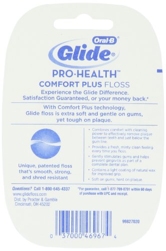 Oral-B Glide PRO-HEALTH Comfort Plus Dental Floss, Mint, 1 Count