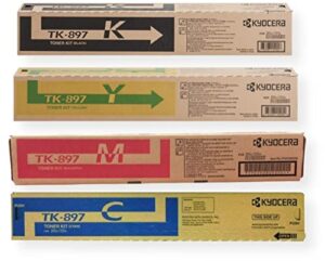 genuine kyocera mita tk-897 cymk for fsc8520mfp tk-897 set