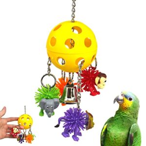 Bonka Bird Toys 1936 Ballspike Bird Toy Parrot cage Toys Cages African Grey Conure Cockatoo