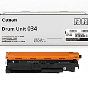 Canon Genuine Drum Cartridge 034 Black (9458B001), 1-Pack, for Canon Color imageCLASS MF810Cdn, MF820Cdn Laser Printer