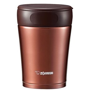 zojirushi (stainless steel food jar 360ml nuts brown sw-gc36-ta