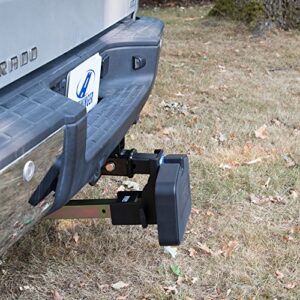 Heininger 4037 HitchMate TruckStep XL for Full Size Deep Pick-ups, Black,