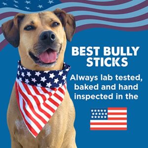 Best Bully Sticks All-Natural Thick-Cut Cow Ears for Small, Medium and Large Dogs - 100% Natural Free-Range Grass-Fed Beef Single Ingredient High Protein, Highly Digestible Dog Chew Treats - 12 Pack