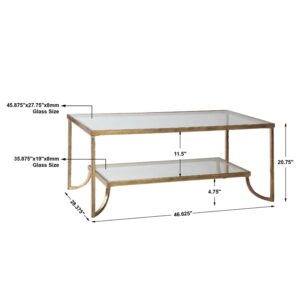 Uttermost, Gold Katina Coffee Table