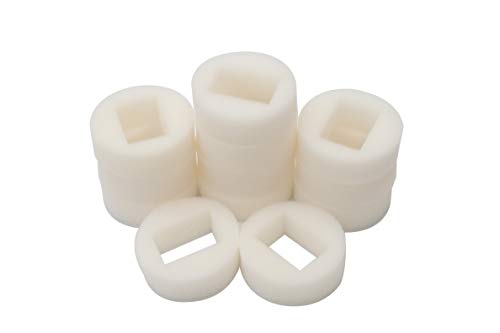 LTWHOME Replacement Foam Pre-Filters Fit for Drinkwell 360 Plastic Pet Fountain,Not Suitable for Stainless Steel Fountain (Pack of 12)