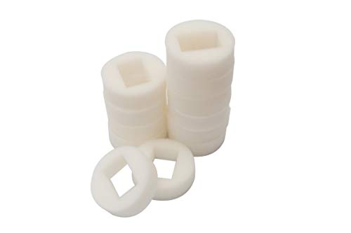 LTWHOME Replacement Foam Pre-Filters Fit for Drinkwell 360 Plastic Pet Fountain,Not Suitable for Stainless Steel Fountain (Pack of 12)