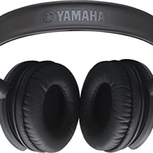 Yamaha HPH-100B Dynamic Closed-Back Headphones, Black