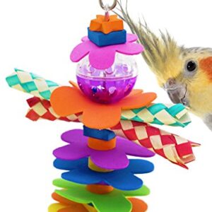 Bonka Bird Toys 1861 Flower Power Bird Toy Parrot cage Toys Cages Cockatiel parrotlet Conure