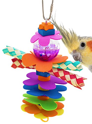 Bonka Bird Toys 1861 Flower Power Bird Toy Parrot cage Toys Cages Cockatiel parrotlet Conure