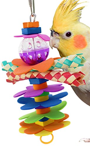 Bonka Bird Toys 1861 Flower Power Bird Toy Parrot cage Toys Cages Cockatiel parrotlet Conure