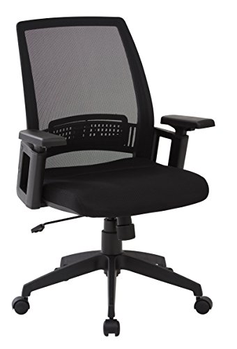 Work Smart SPX61522-3 Office Chair, Black