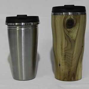 Travel Mug Wood Turning Kit w/spill proof lid 16oz