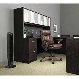 Alera Valencia Series Straight Front Desk Shell, 71" x 35.5" x 29.63", Espresso