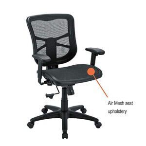 Alera ALEEL42B18 Alera Elusion Series Air Mesh Mid-Back Swivel/tilt Chair, Black