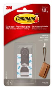 command modern metal, medium, 1 (mr12-ss-es) hook, 16 count