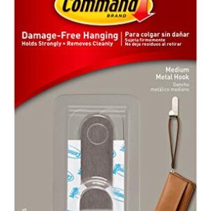 Command Modern Metal, Medium, 1 (MR12-SS-ES) Hook, 16 Count