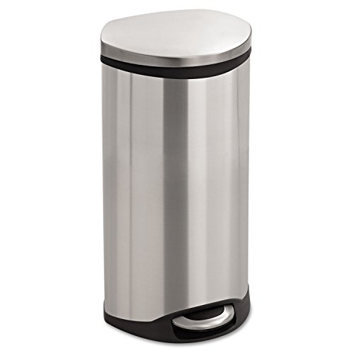 Safco 9902Ss Step-On Medical Receptacle 7.5Gal Stainless Steel